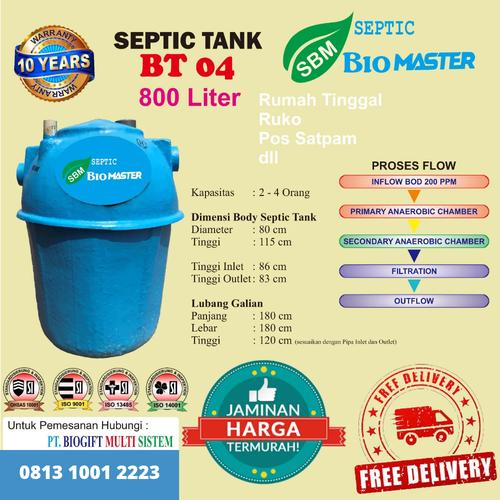 Jual Septic Tank 800 Liter, Septic Tank Biofilter, Septic Tank Biofil ...