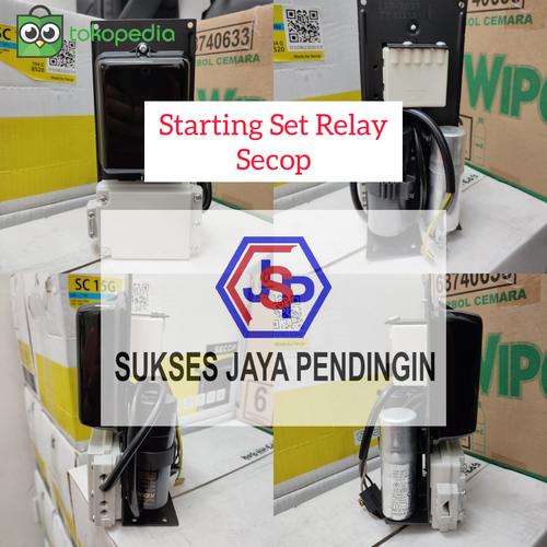 Jual Starting Set Relay Compressor Secop / SC18G SC18CL SC21G SC21CL ...