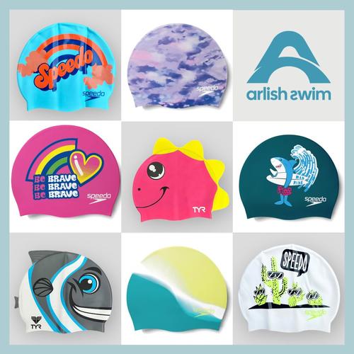 Jual Junior Swimming Cap / Arena, Speedo, TYR - Random - Jakarta ...
