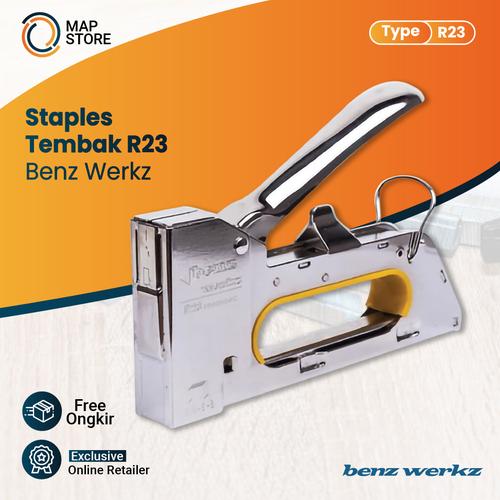 Jual Staples Tembak R23 BENZ / Stapler Tacker Gun by BENZ WERKZ - R23 ...