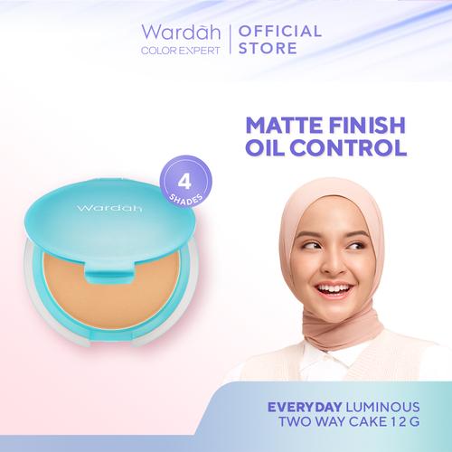 Promo Wardah Everyday Luminous Two Way Cake- Bedak Matte Yang Halus ...