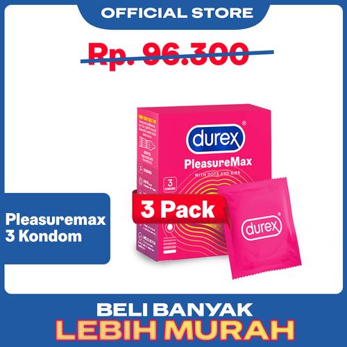 Promo Durex Pleasuremax 3s x 3pcs- Kondom Bertextur Dot dan Garis Pria ...