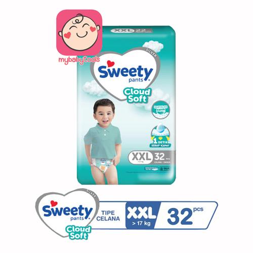 Promo SWEETY SILVER PANTS S66 M60 L54 XL42 XXL32 POPOK CELANA - XXL32 ...