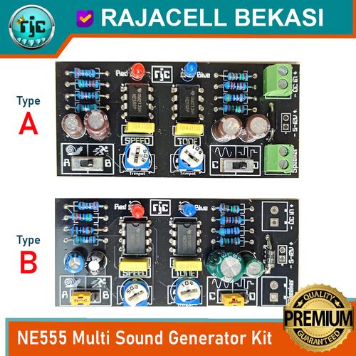 Jual NE555 Multi Tone Generator Sound Effect Penghasil Suara Alarm ...