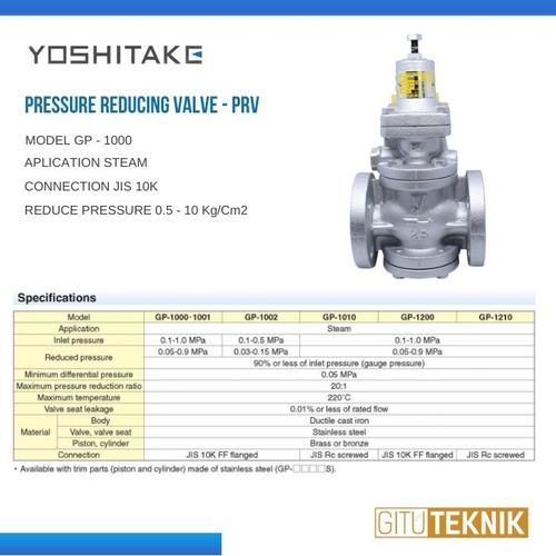 Jual PRV Yoshitake GP 1000 3 Inci / Pressure Reducing valve DN 80 ...