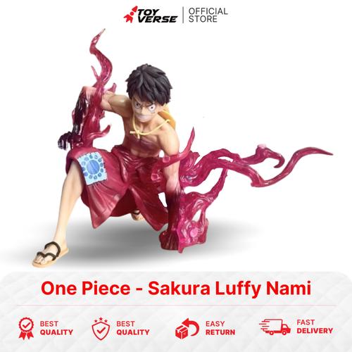 Jual Action Figure One Piece Karakter Sakura Luffy Nami - Luffy ...