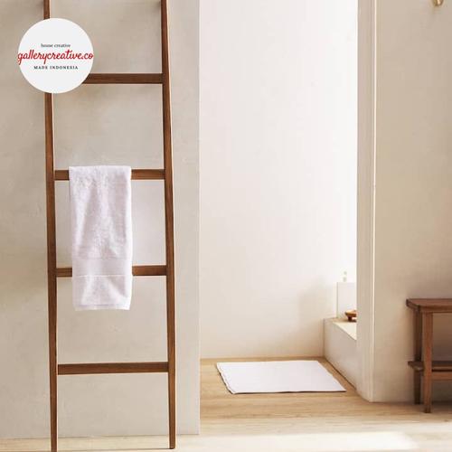 Jual tangga hias kayu - gantungan baju kayu aesthetic - natural, 100 cm ...