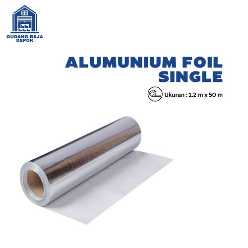 Jual Aluminium foil Atap Single Side 50 Meter / Alumunium Foil - Kota ...