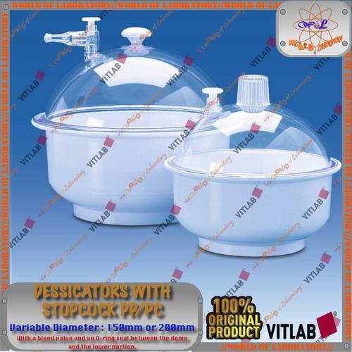 Jual VITLAB Dessicators with Stopcock, PP/PC (Desikator Plastik ...