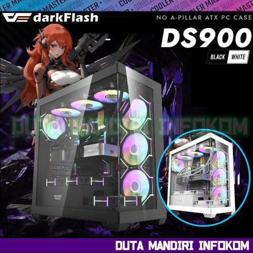 Promo darkFlash DS900 AQUARIUM - Tempered Glass Mid-Tower ATX Gaming ...