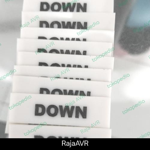 Jual Name Plat Panel Tag Control Listrik Custom Label Spesifikasi ...