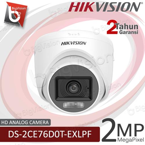 Jual KAMERA ANALOG HIKVISION 2MP FULL COLOR CAMERA CCTV INDOOR COLORVU ...