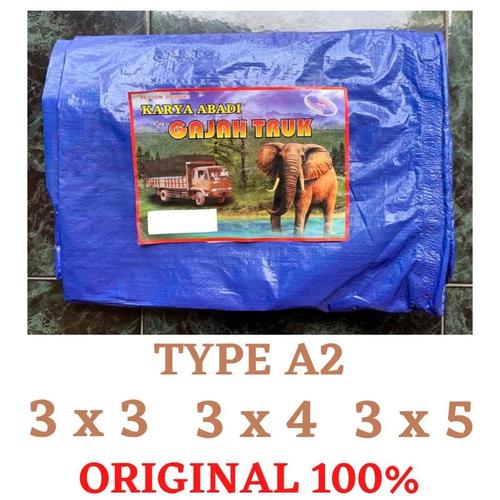Jual TERPAL ALAS TENDA PLASTIK A2 UK 3x3 3x4 3x5 BIRU SILVER BAHAN ...