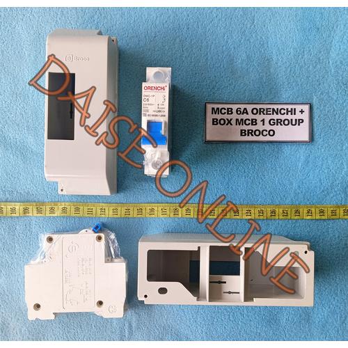 Jual MCB 6A ORENCHI + BOX Mcb BROCO 1 GROUP - Kab. Sidoarjo - DAISE ...