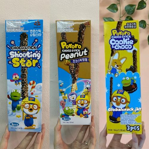 Jual PORORO CHOCO STICK COOKIE AND CHOCOLATE - CHOCO COOKIES PORORO ...