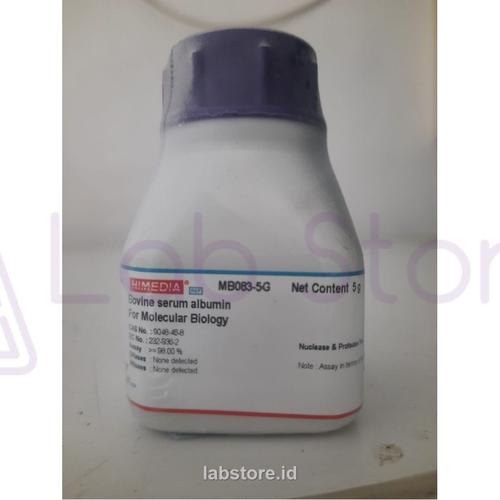 Jual Bovine Serum Albumin (BSA) @ 5 Gr | Himedia MB083-5G - Jakarta ...