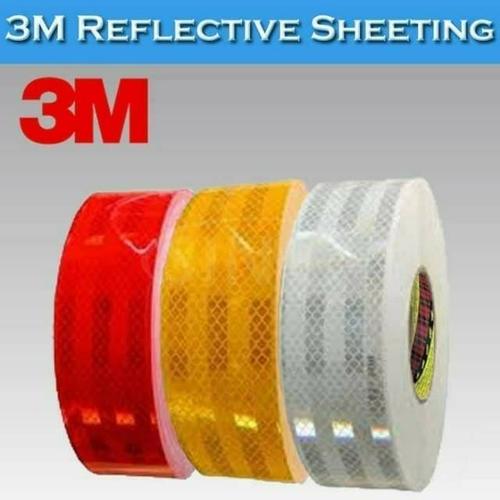 Jual 3M DIAMOND SCOTLIGHT REFLECTIVE MERAH DAN PUTIH UKURAN 2" X 45MTR ...