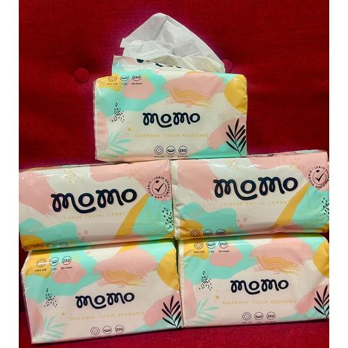 Jual TISSUE MOMO FACIAL 250 sheet ( 1 karton isi 48 pack - Kota Bandung ...