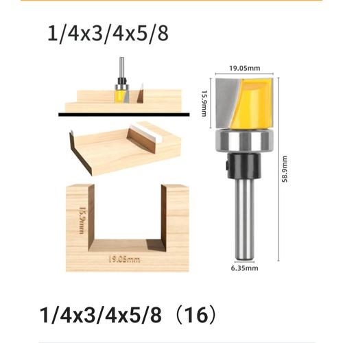 Jual Mata router Template Mortise Cleaning Bottom HPL Edging 19 Mm ...