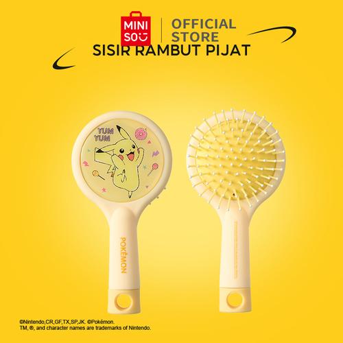 Promo MINISO X Pokémon Sisir Rambut Pijat Pikachu Massage Hair Brush ...