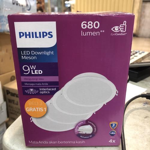 Jual Philips Downlight LED Meson 59449 105 9W 65K Putih - Paket 3 Gratis 1 - Jakarta Pusat ...