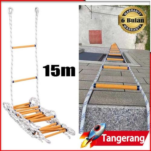 Jual 15 Meter Tangga Tali Kapal Tangga Tali Darurat Fire Escape Ladder ...