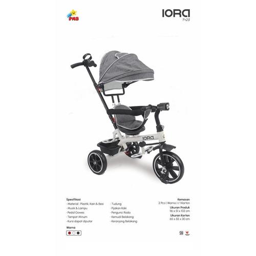 Jual SEPEDA ANAK RODA 3 PMB IORA T-23 - NO BUBBLEWRAP - Jakarta Barat ...