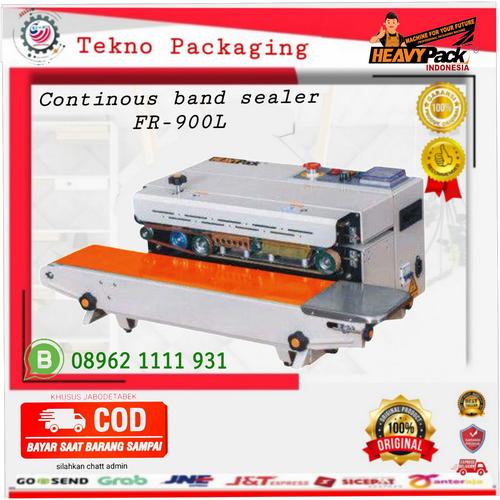 Jual mesin seaming Press Banner Spanduk Continous band Sealer FR-900L ...
