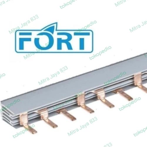 Jual Rel Busbar Sisir MCB 3Phase 18 x 3 Pole Merk Fort - FBM-3 ( 100A ...