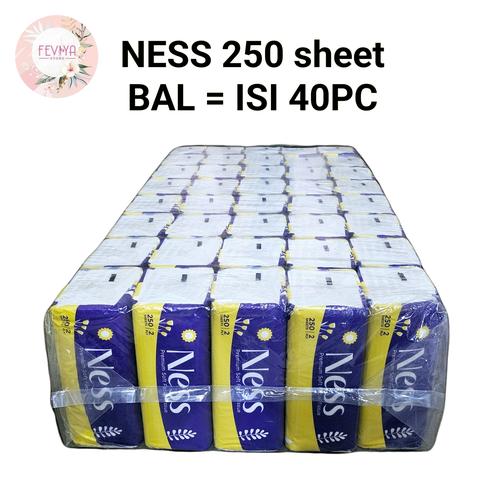 Jual BAL tisu tissue NESS 250 sheet lembar facial tissue 2ply-250s (ISI ...