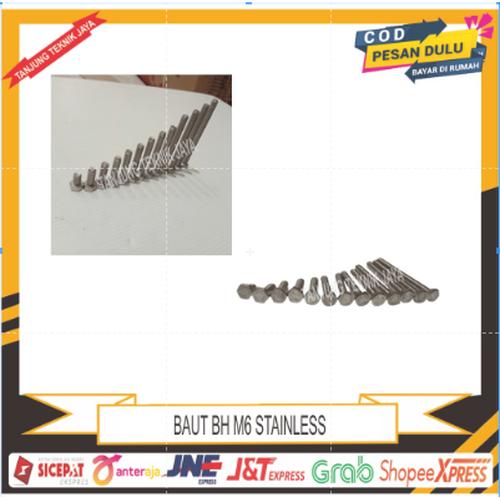 Jual BAUT STAINLESS M6/BAUT STAINLESS HEX/BAUT STAINLESS HEXAGOB/BAUT ...