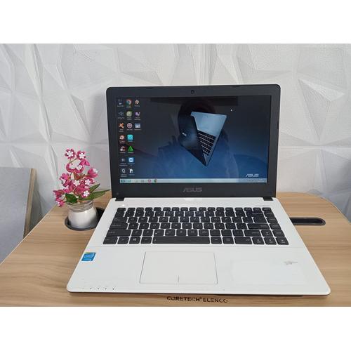 Jual Laptop asus X450CA warna putih 500gb hdd 2gb ram 14inch fullset ...