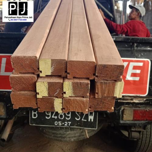 Jual Handrail Tangga Kayu Meranti Kamper Samarinda Jati Mahoni Merbau ...