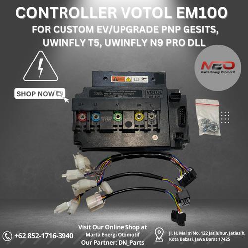 Jual CONTROLLER VOTOL EM100 FOR BLDC SEPEDA MOTOR LISTRIK CUSTOM ...