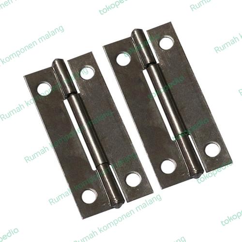Jual Engsel Besi sepasang Engsel tipis RRT 2inch pintu box lemari kotak ...