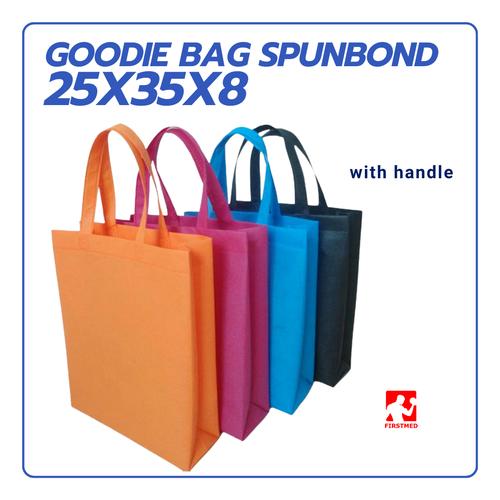 Jual Goodie bag spunbond 25x35x8 cm tas kain kantong belanja tas souvenir - Kota Medan ...