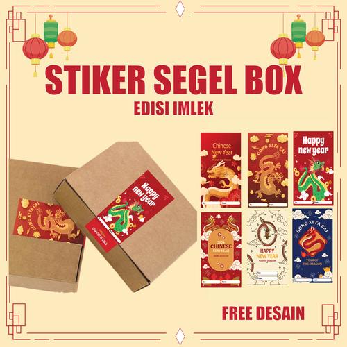Jual Stiker Segel Box Imlek Custom | Sticker Label Hampers Free Design ...