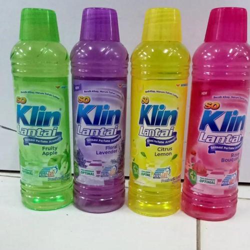 Jual soklin lantai botol 450 ml, pembersih lantai, apel, lavender, rose ...