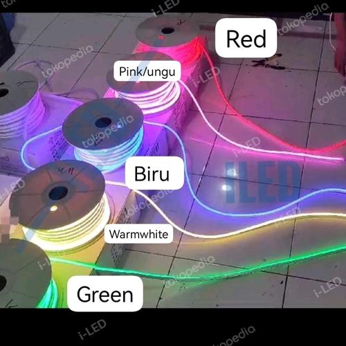 Jual Lampu Selang Flex Strip LED 220v 10 Meter / Neon Flex - Merah ...