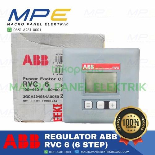 Jual Regulator Abb Rvc6 6 Step / Power Factor Controller Abb Rvc 6 6 ...