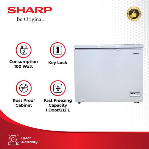 Promo SHARP FRV-210X CHEST FREEZER 200 liter Cicil 0% 3x - Jakarta ...