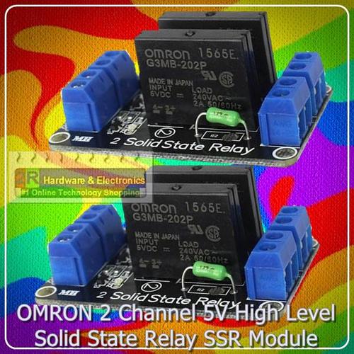 Jual OMRON 2 Channel 5V High Level Solid State Relay SSR Module - Kota ...