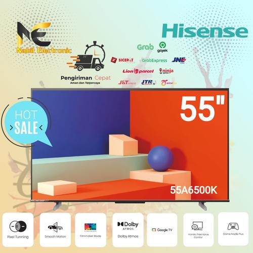 Jual HISENSE 55A6500K SMART GOOGLE TV 55 INCH UHD 4K HDR NEW - Kota ...