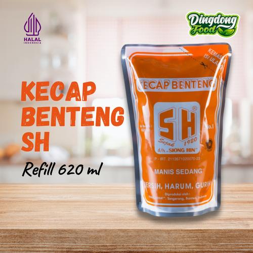 Jual Kecap Benteng SH Kecap Manis Khas Tangerang Kemasan Refill 620 ml ...