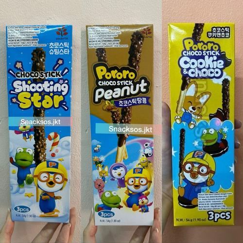 Jual PORORO CHOCO STICK COOKIE AND CHOCOLATE BISCUITS - CHOCO COOKIES ...