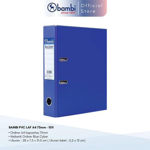 Promo BAMBI ORDNER LAF A4 1011 - 15 MEDIUM BLUE - Kota Depok ...