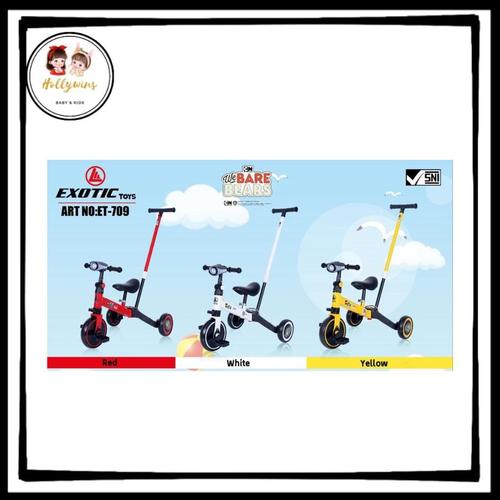 Jual SEPEDA ANAK RODA TIGA ( pakai dorongan) BALANCE BIKE 4 in 1 EXOTIC ...