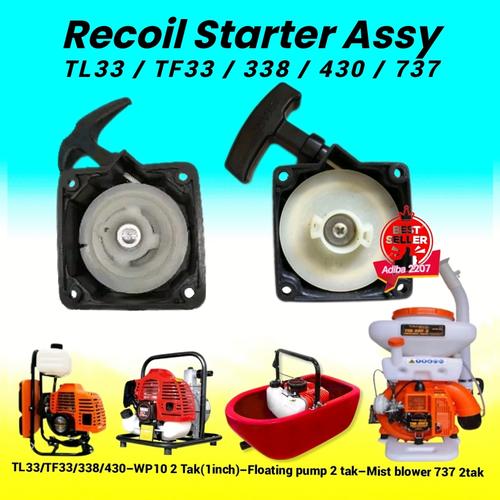 Jual Kap tarikan engkol selah stater potong rumput TL33 338 430 pompa ...