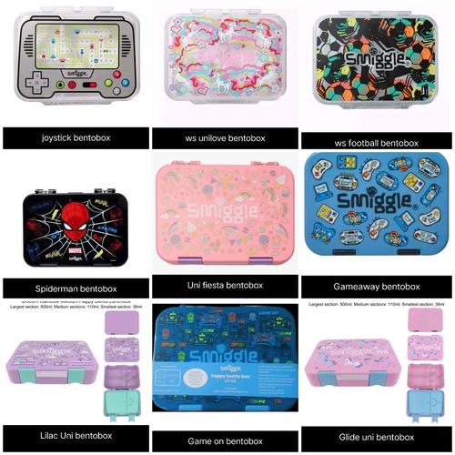 Jual Smiggle Bento Box/Kotak Makan/Kado/Ariel, I Love Smiggle, Paw ...