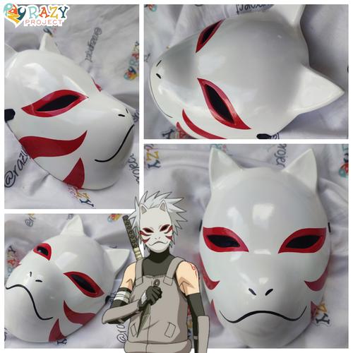 Jual Anbu Kakashi Hatake Naruto Kitsune Fox Rubah Topeng Cosplay Anime ...